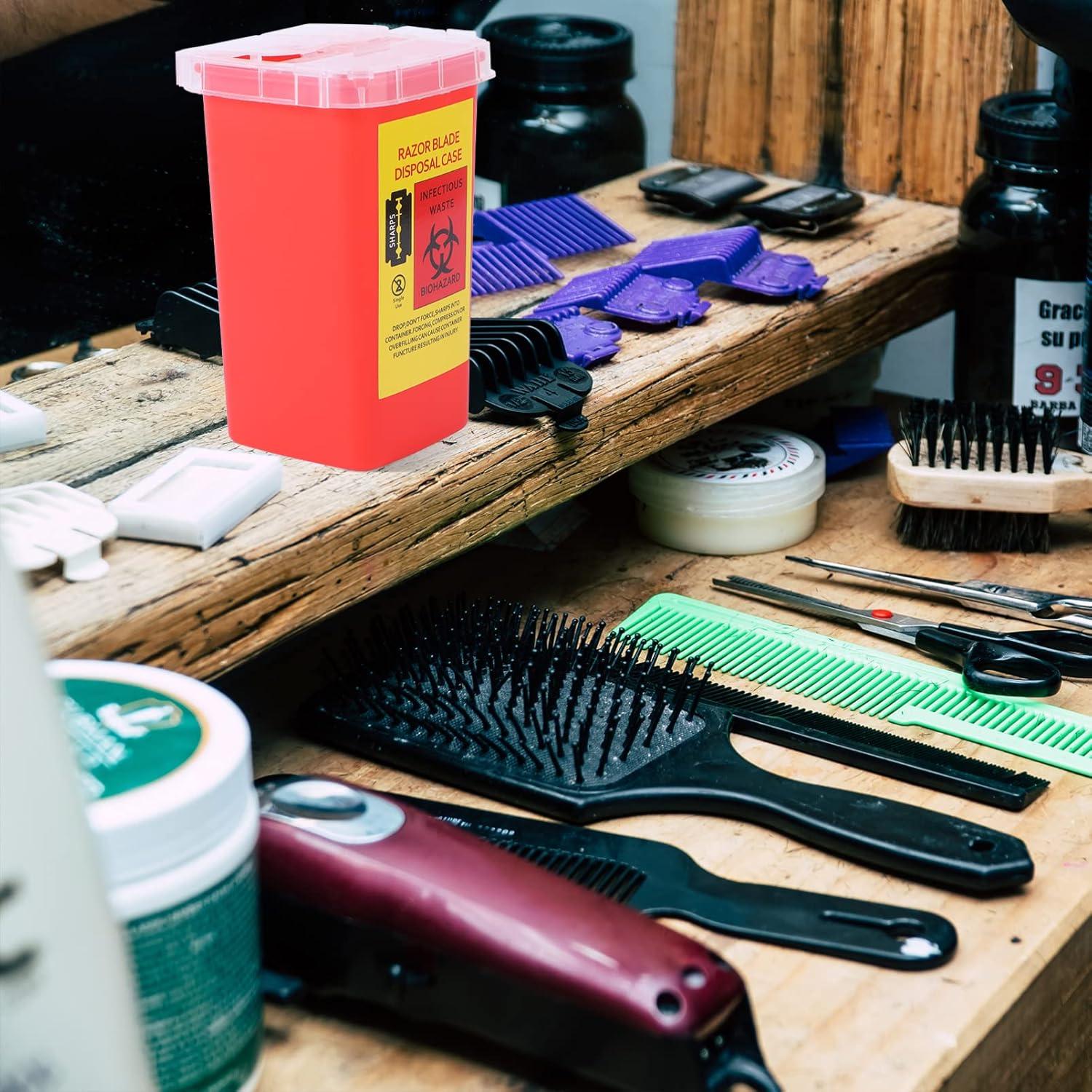 Beaupretty 4-Piece Mini Waste Container & Disposable Razor Set | Razor ...