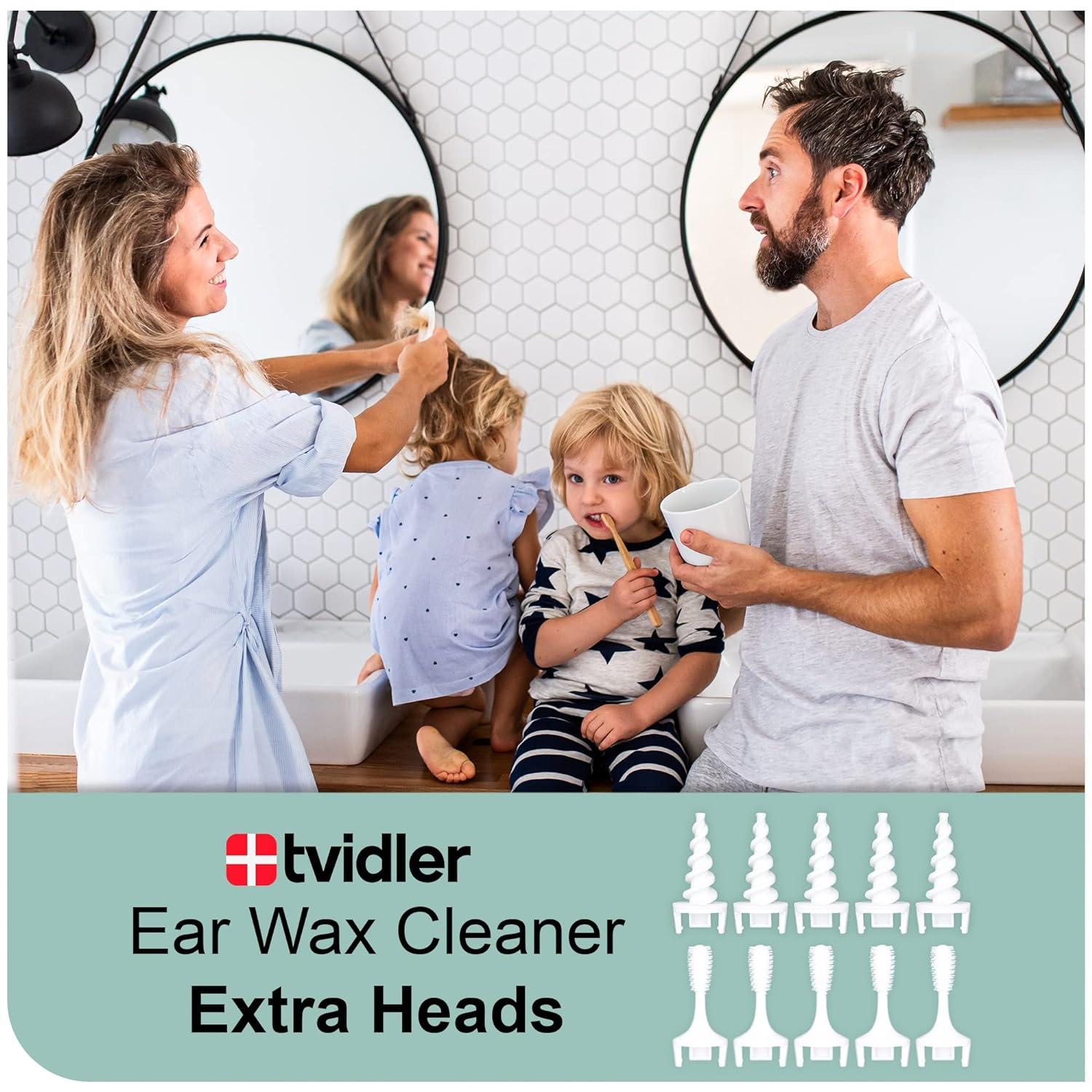 Tvidler Pro Ear Wax Removal Kit with 10 Reusable Heads - Improve ...