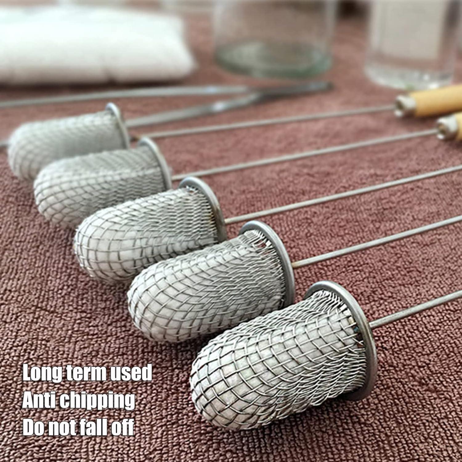 Premium Stainless Steel Cupping Stick Set - Fire-Tied Rods with Wooden ...