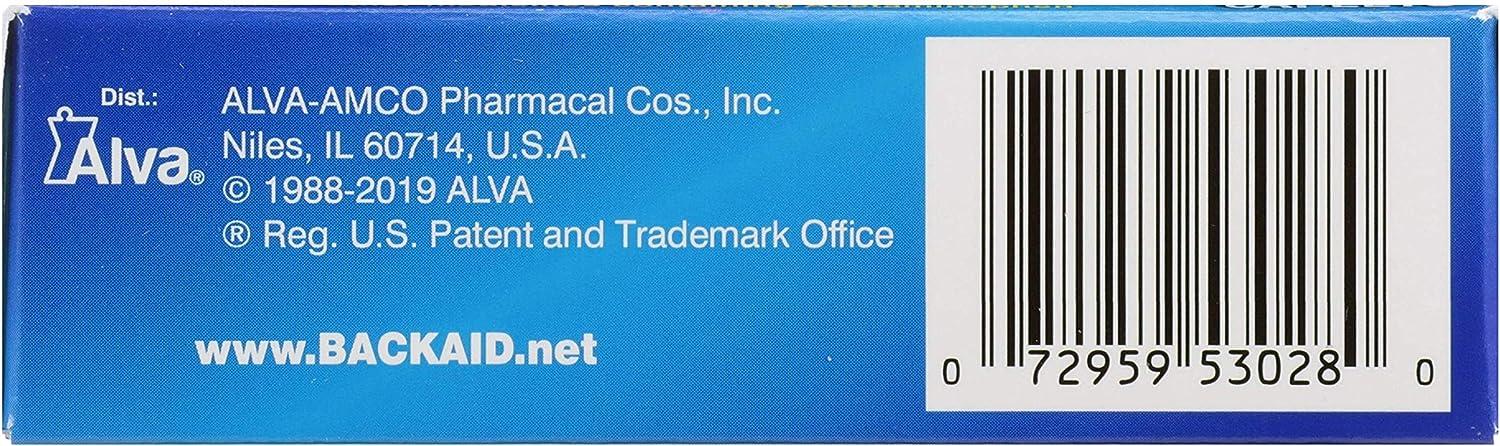 Backaid Max Aspirin-Free Pain Relief from Backache Leg Pain and ...