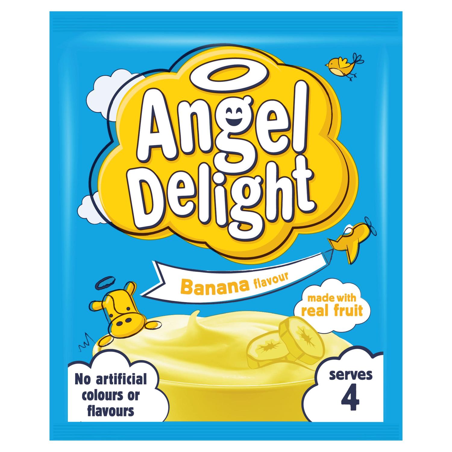 Angel Delight Banana Flavour Dessert Mix 59g Sachet - Delicious and ...