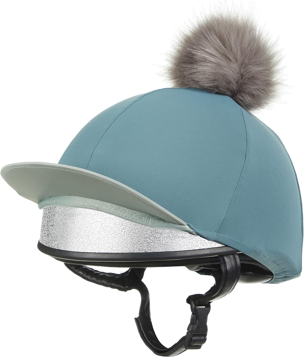 LeMieux Pom Pom Horse Riding Hat Silk - Sage - One Size | Buy Now with ...