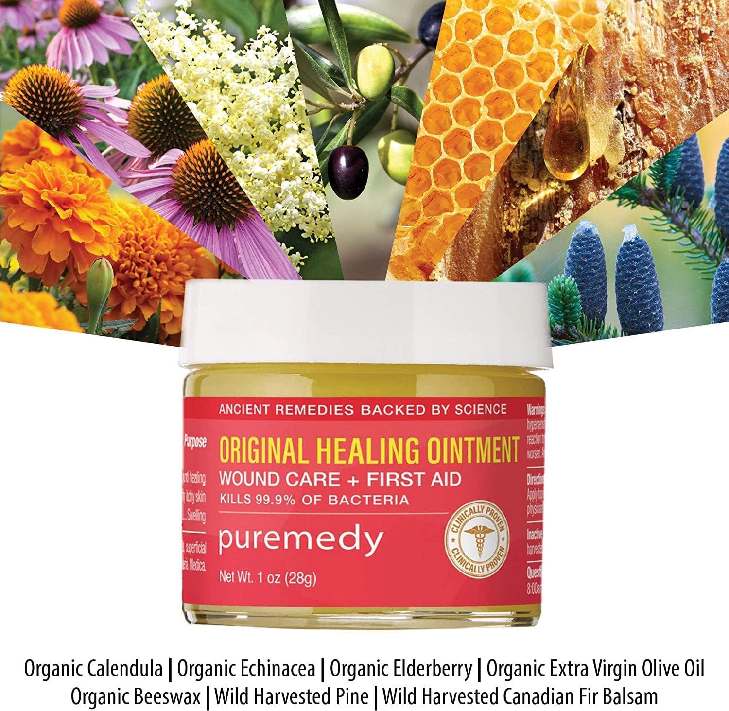 Puremedy Original Healing Ointment 0.5 oz - All Natural Homeopathic ...