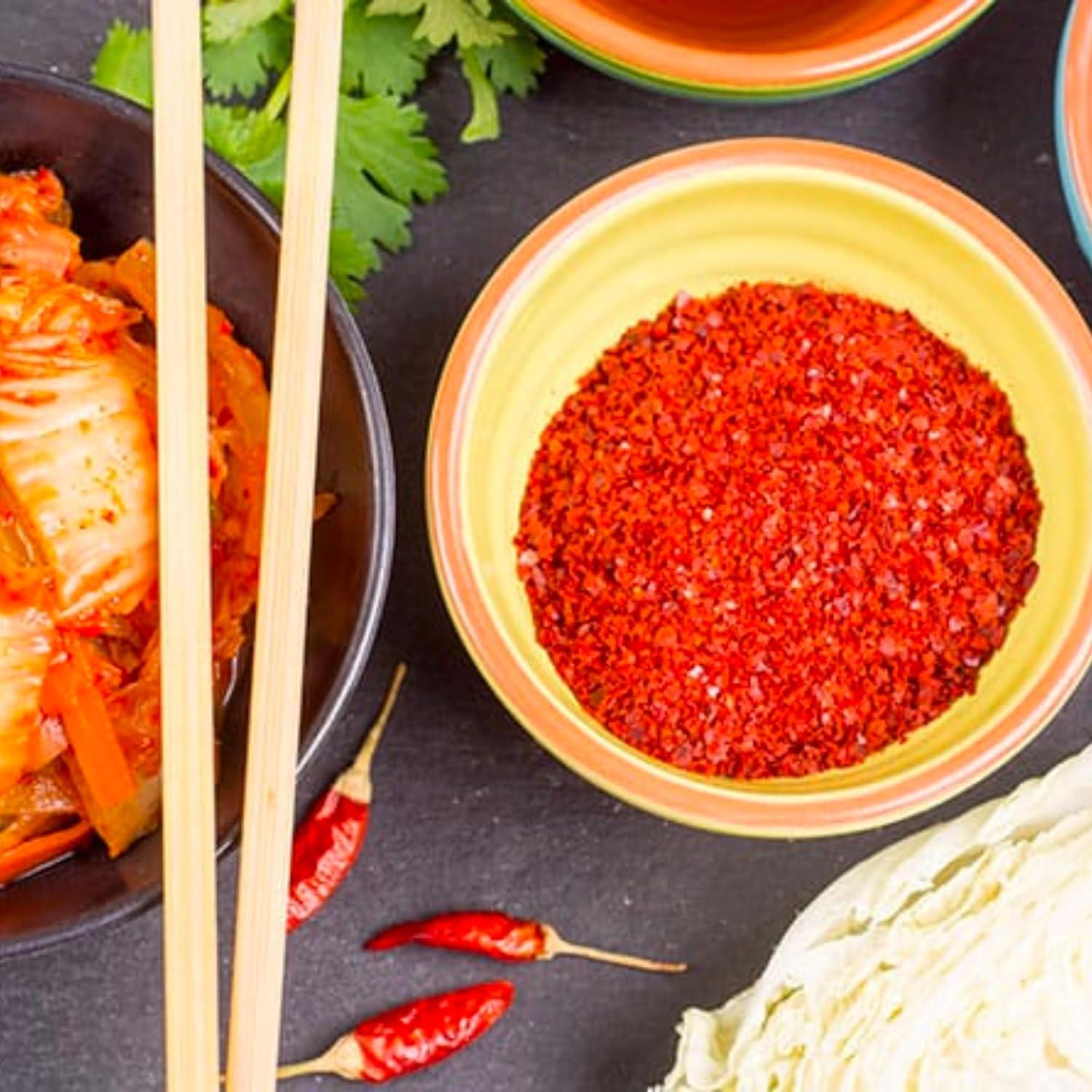 Choripdong Gochugaru Red Pepper Chilli Powder 454g - Coarse Flake for ...