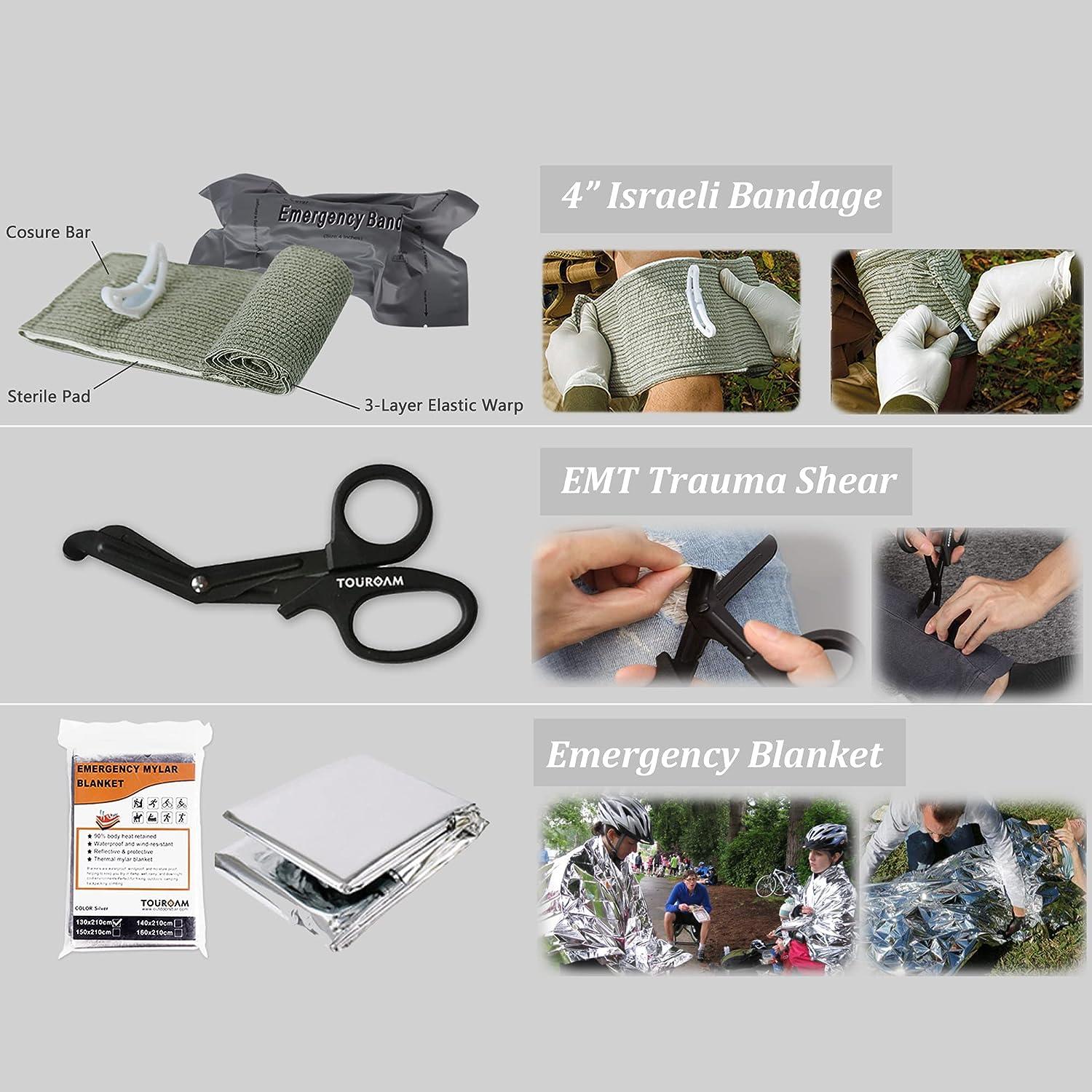 IFAK Med Trauma Kit | Molle Tactical Emergency First Aid Survival ...