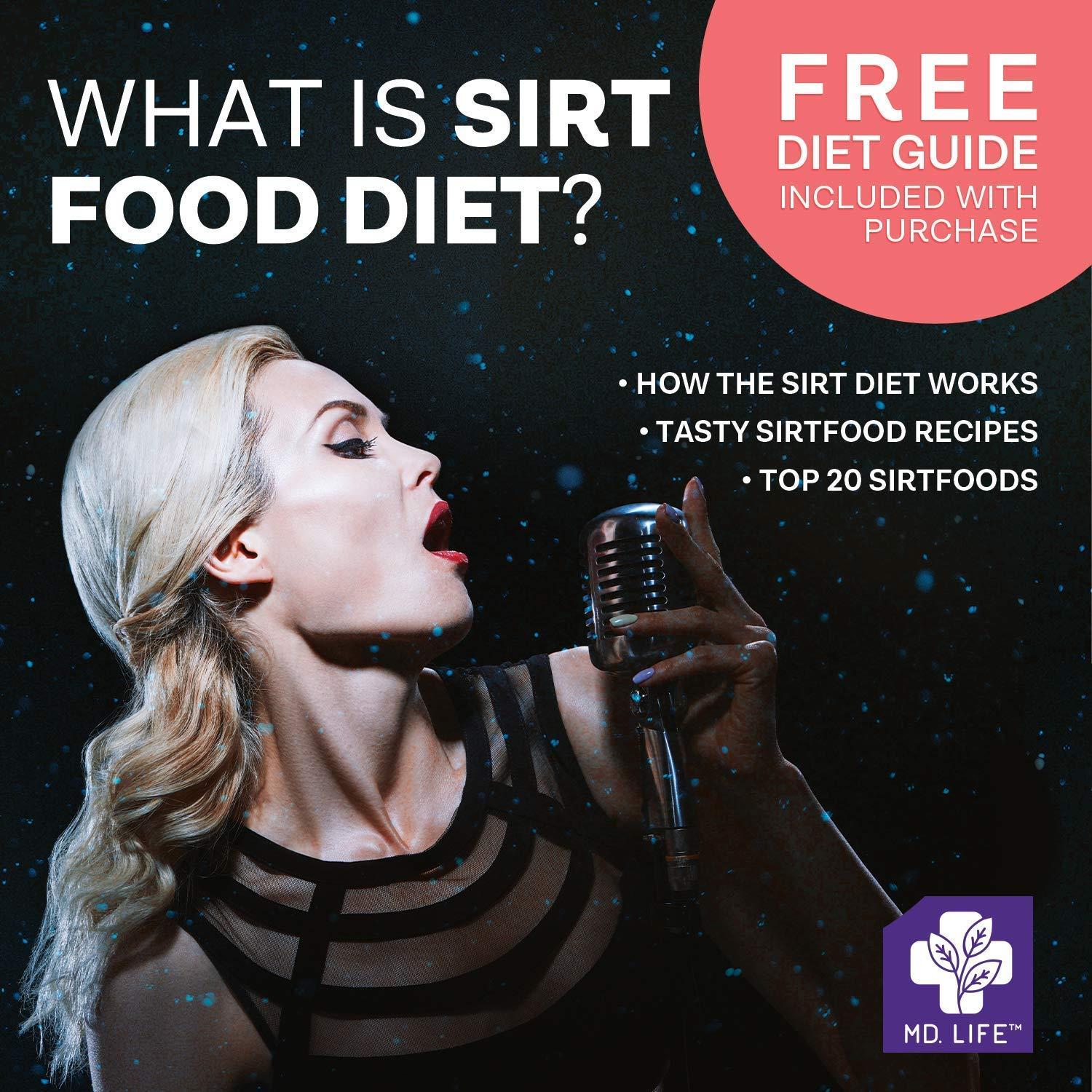 MD.Life Sirt Food Diet Shake - Vegan Super Green Meal Replacement ...