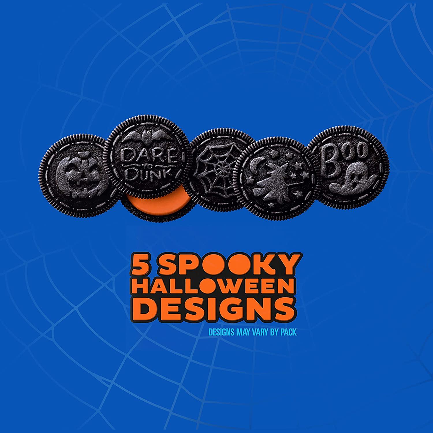 OREO Orange Creme Chocolate Sandwich Cookies Limited Edition Halloween ...