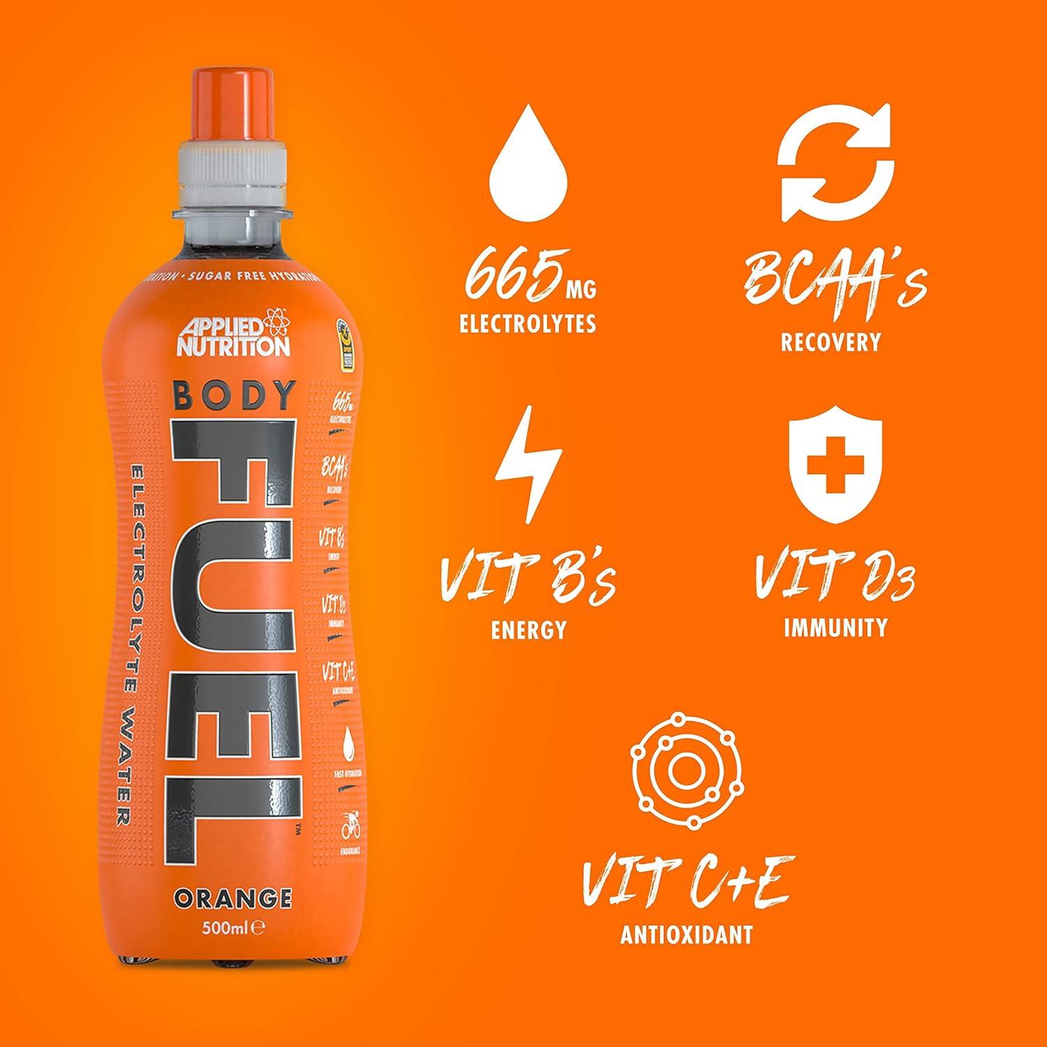 Applied Nutrition BodyFuel Electrolyte Water - Body Fuel Prime Drink ...