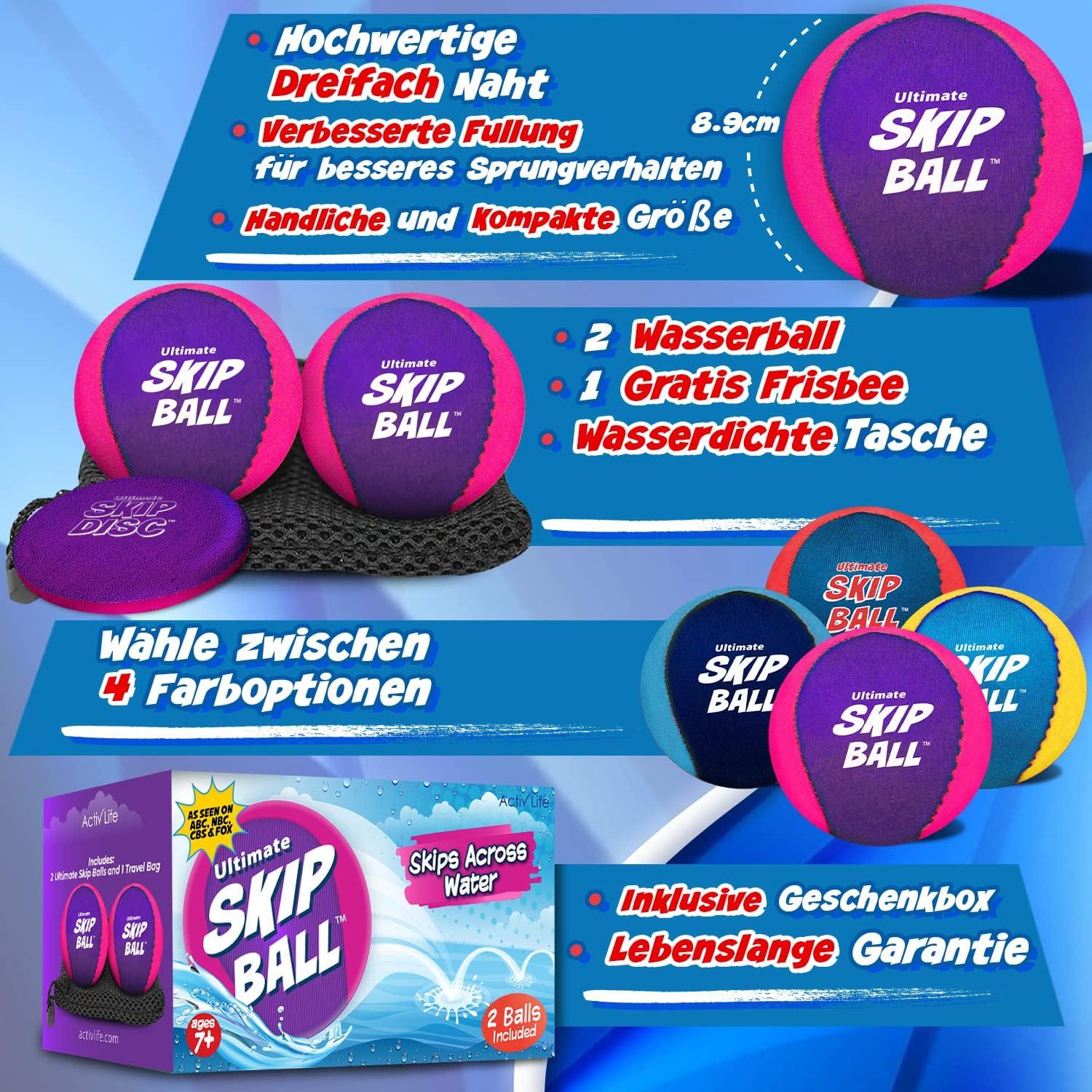 Ultimate Jumping Ball 2-Pack - Perfect for Beach Lake & Pool Fun - Pink ...