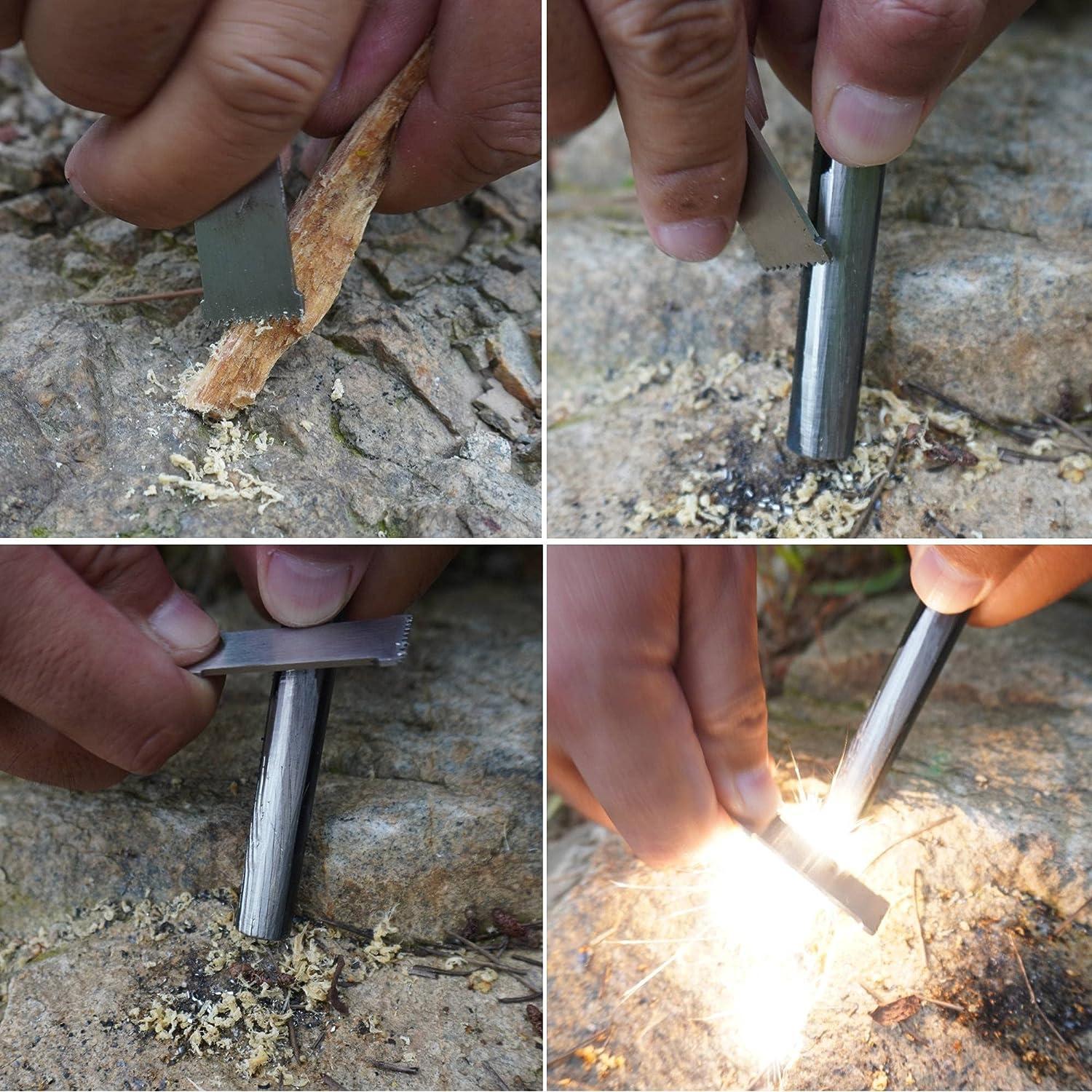 FERROFIRE SA Carbon Steel Ferro Rod Striker Scraper | Large Size SA02 ...