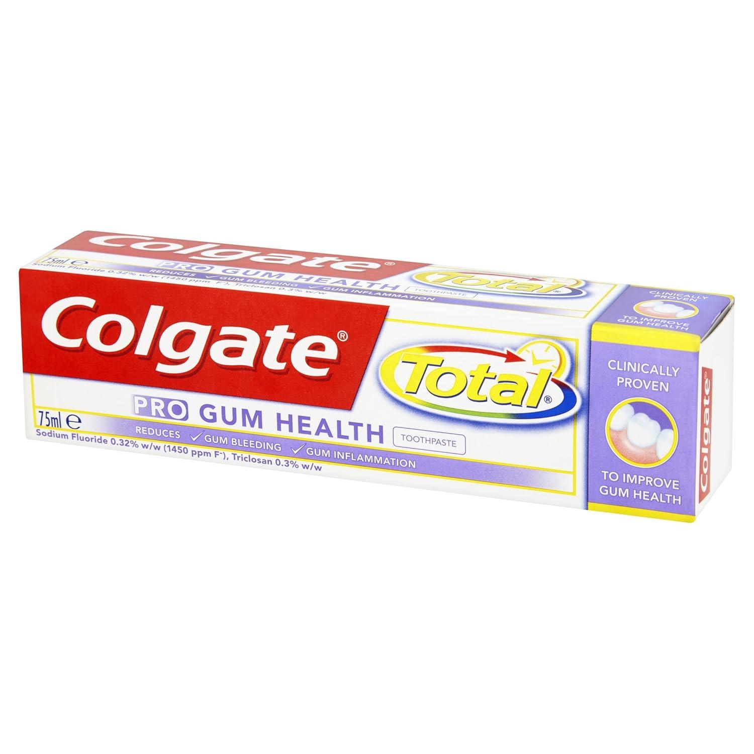 Colgate Total Pro Gum Health Toothpaste 75ml - Advanced Protection for ...