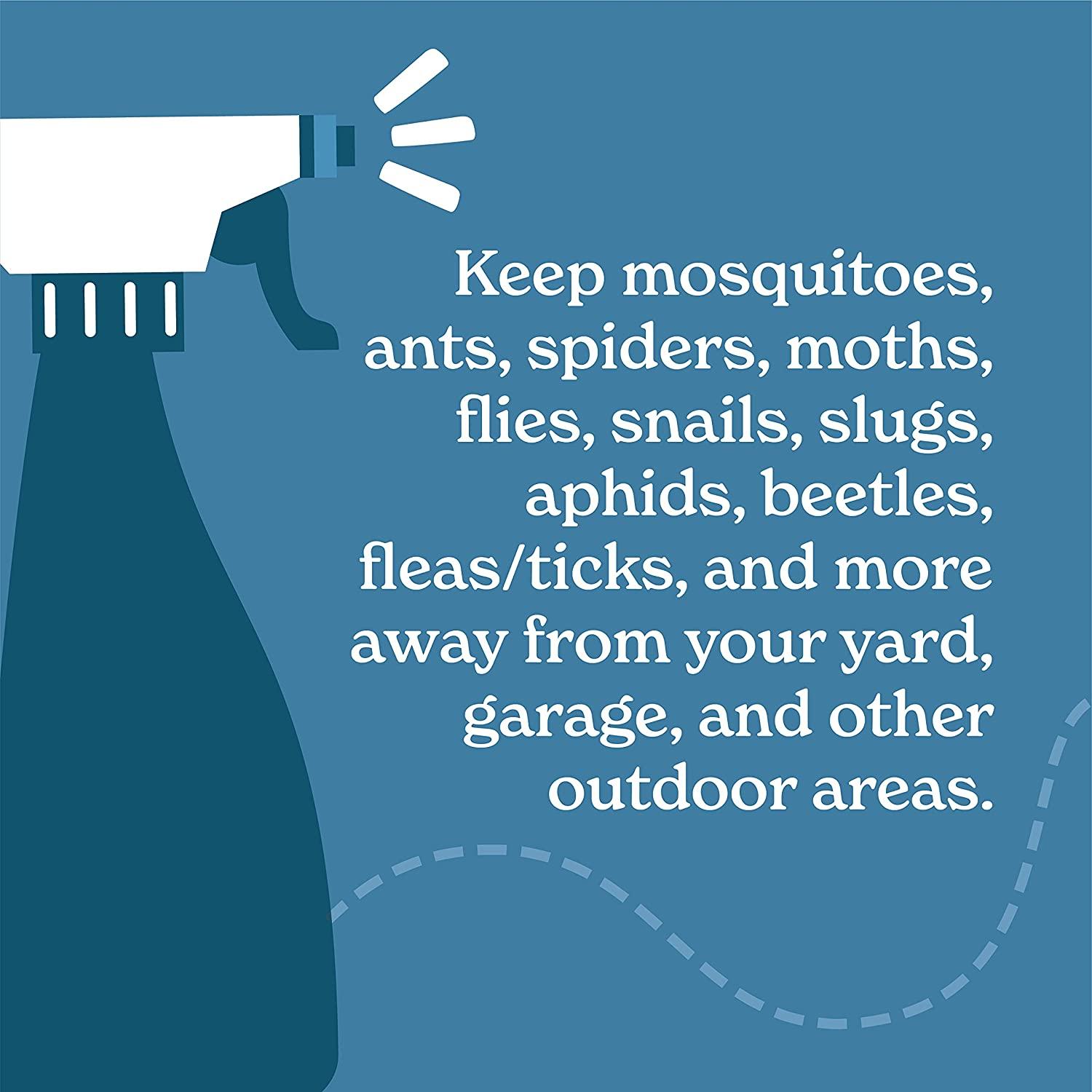 Vine Homecare 32oz Outdoor Pest Control Spray - Repels Lice, Flies ...