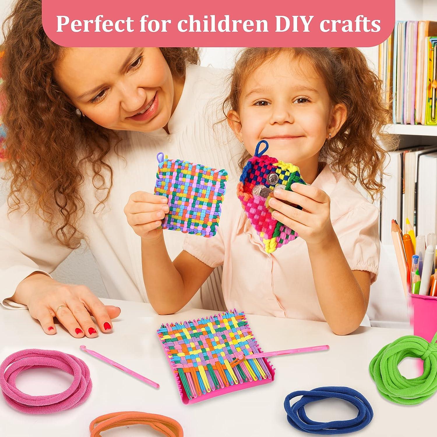 Anglecai 336 Pieces Loom Potholder Loops Kit - 14 Colors | Weaving ...