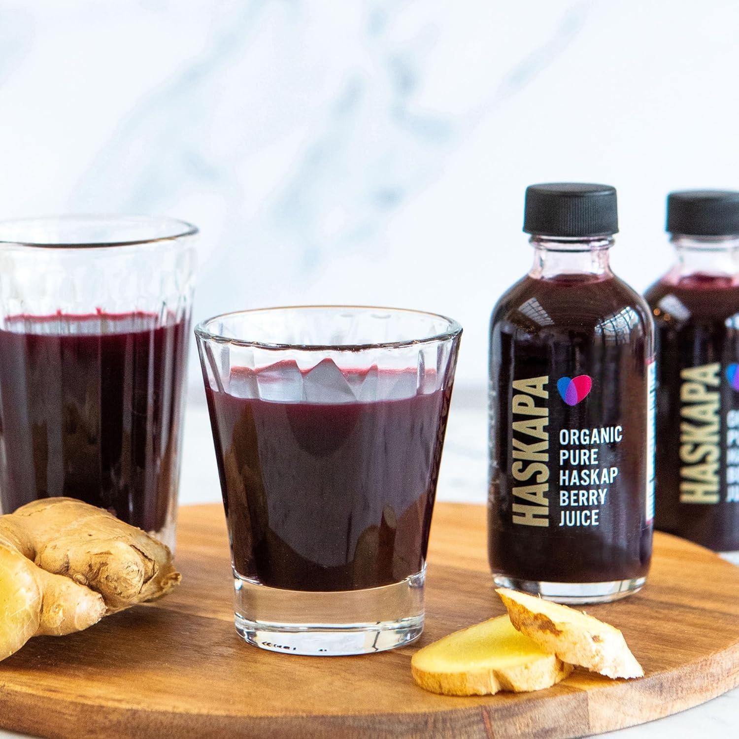 Haskapa Organic Berry Juice Shots - 100% Natural Haskap Berries - Vegan ...