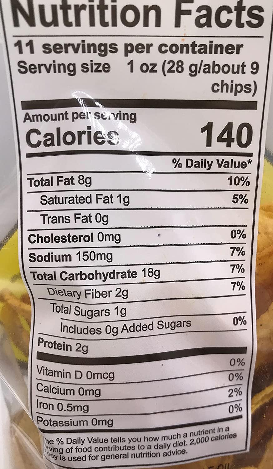Old Florida Gourmet Original Tortilla Chips 11 OZ - Pack of 2 - Thin ...