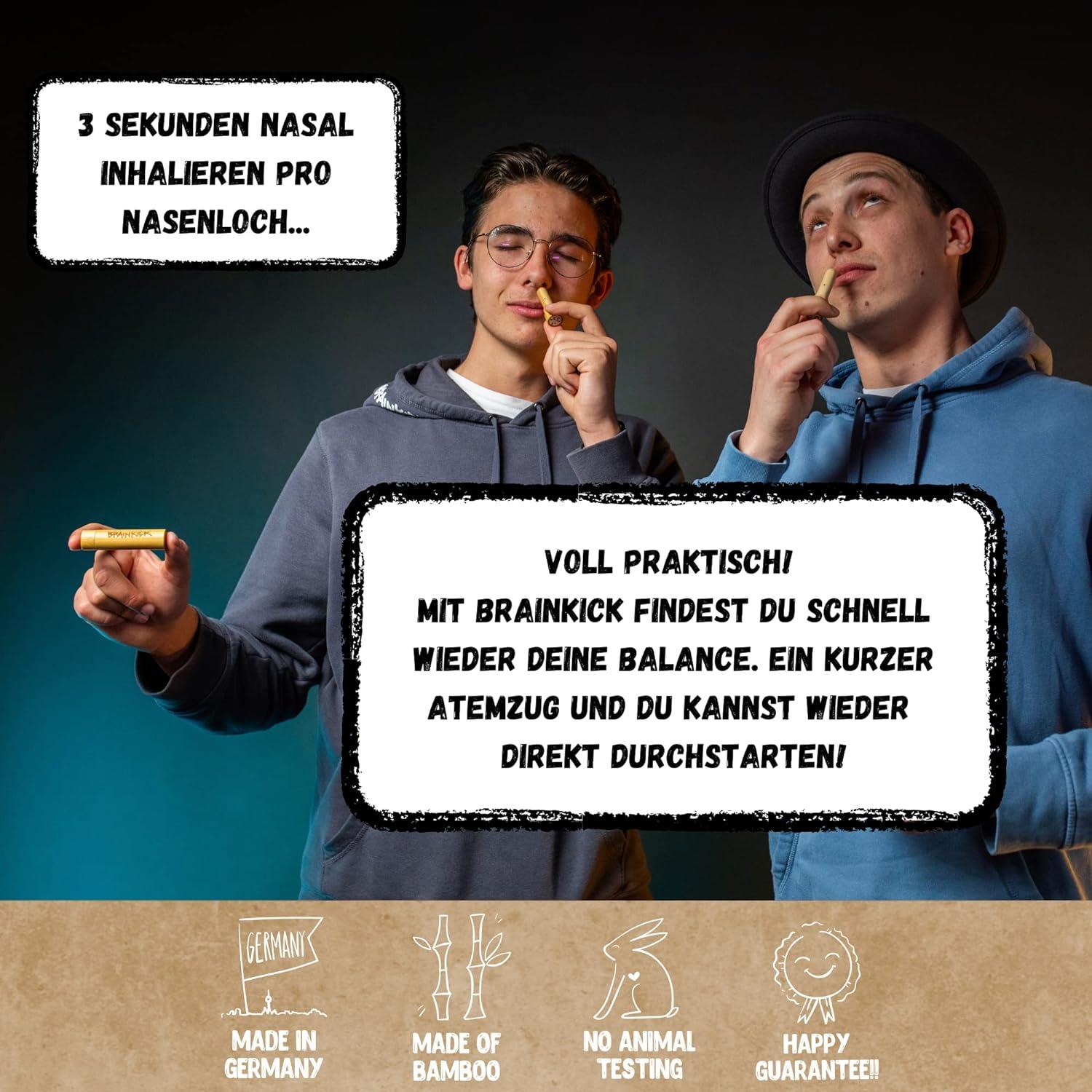 Energy & Refreshment Nose Inhaler Pen | Sustainable Bamboo Aromatherapy ...