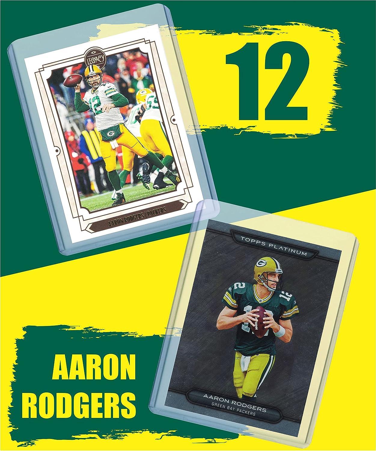 Aaron Rodgers Football Cards Assorted Bundle (5) - Green Bay Packers ...