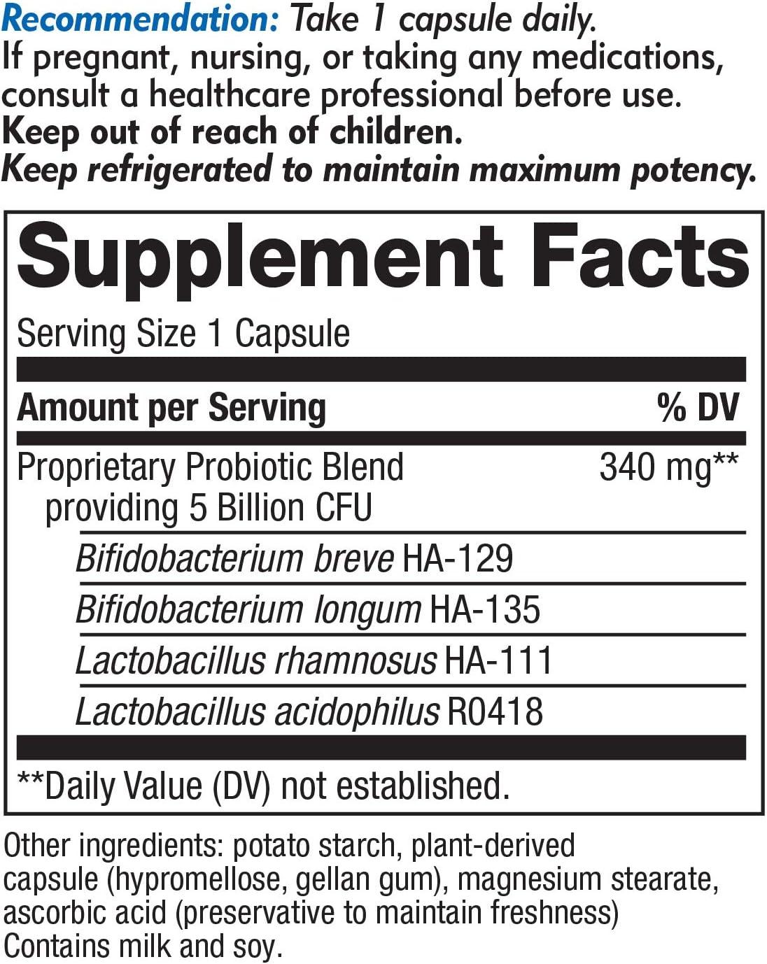 Nature's Way Primadophilus Bifidus 90 Capsules - 90 Servings (Pack of 1 ...