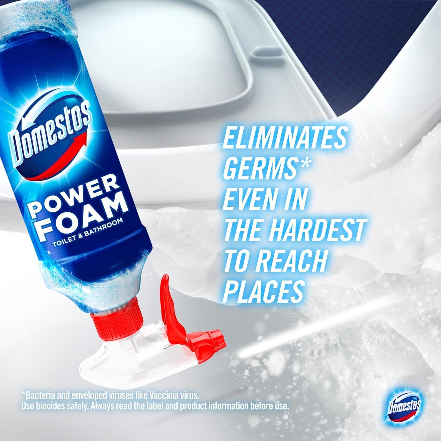 Domestos Power Foam Arctic Fresh Toilet & Bathroom Cleaner Spray sprays ...