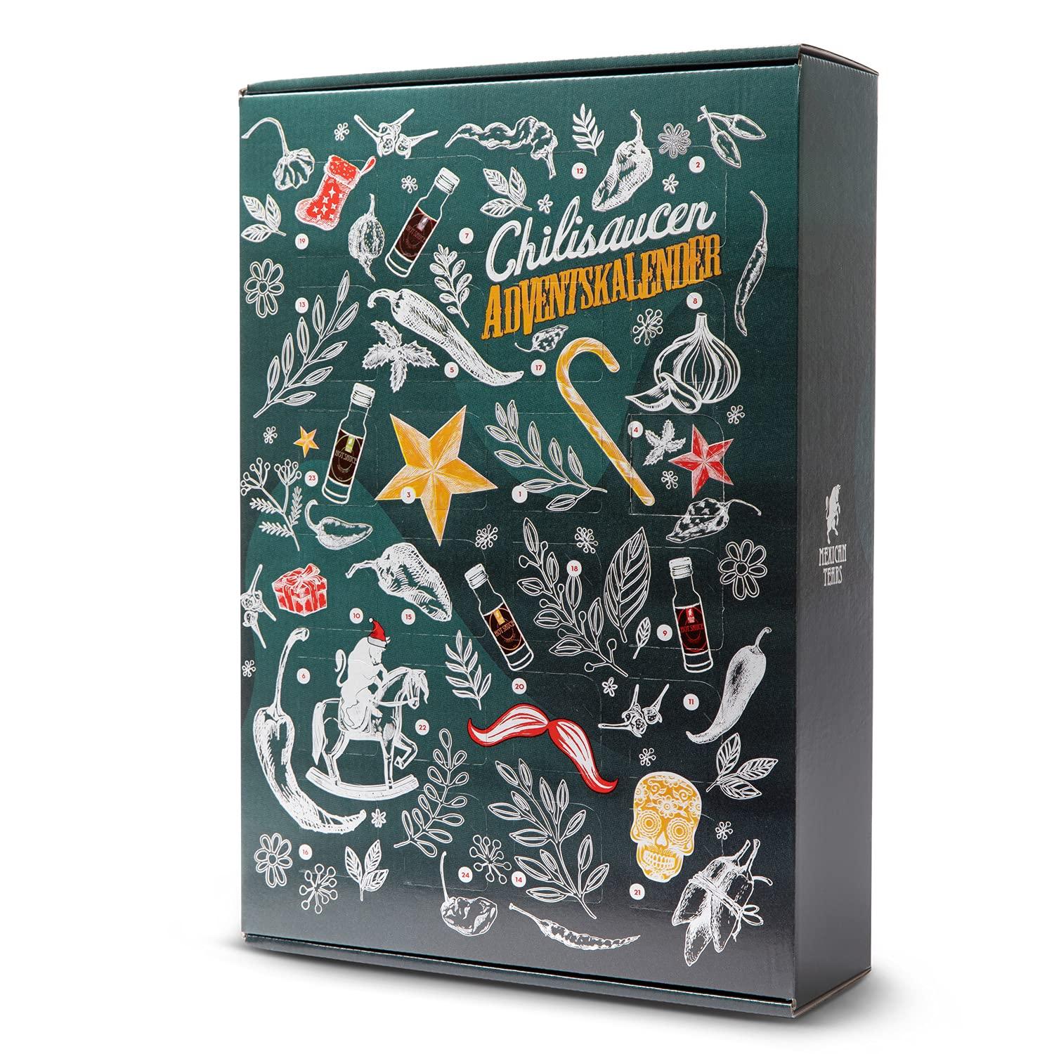 Mexican Tears Sharp Sauce Advent Calendar | 24 Unique Chili Sauces in ...