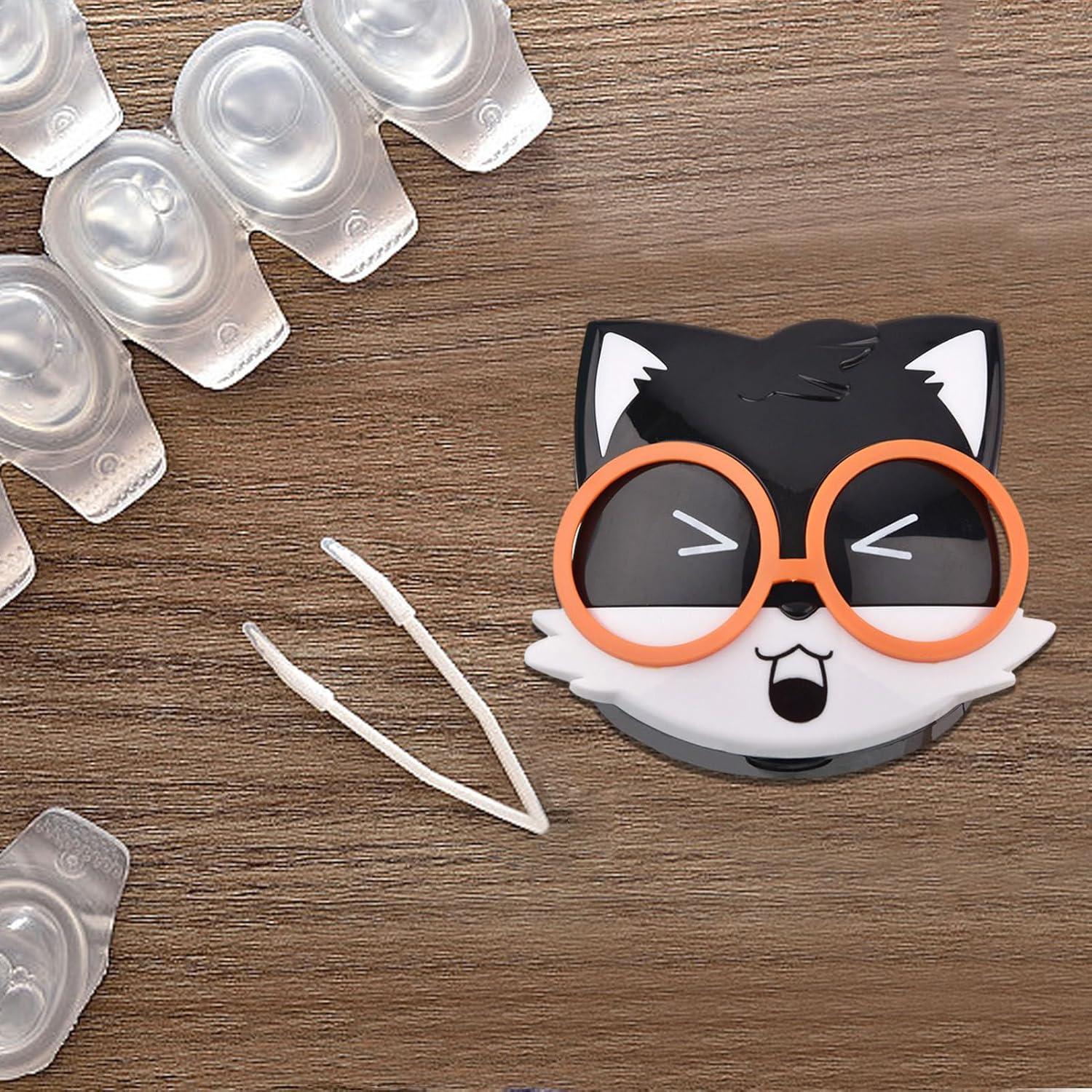 Buy Thego Cute Squirrel Design Contact Lens Container - Portable ...