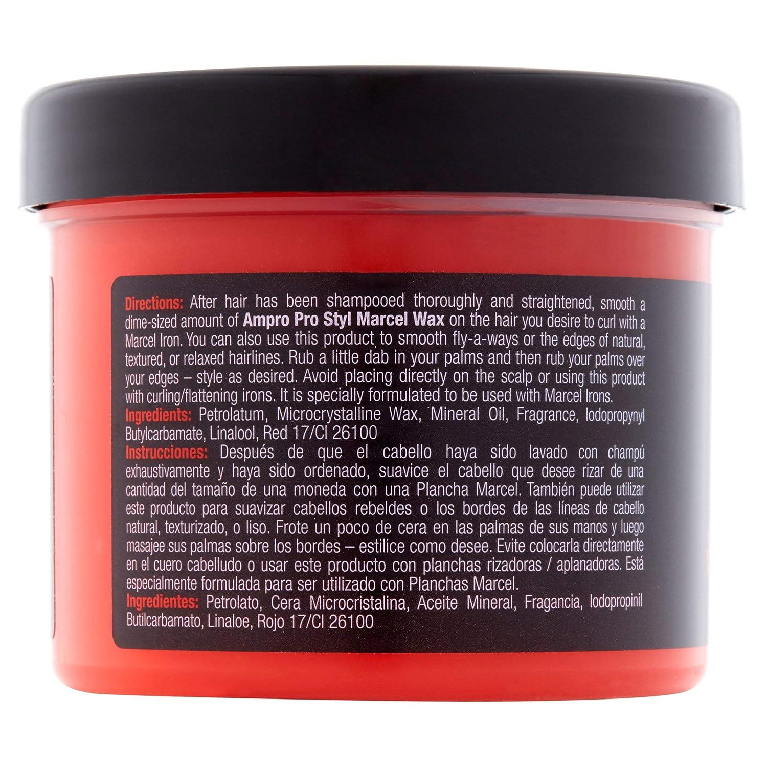 Ampro Pro Styl Marcel Curl Wax 4 Oz - Define and Enhance Curls with ...
