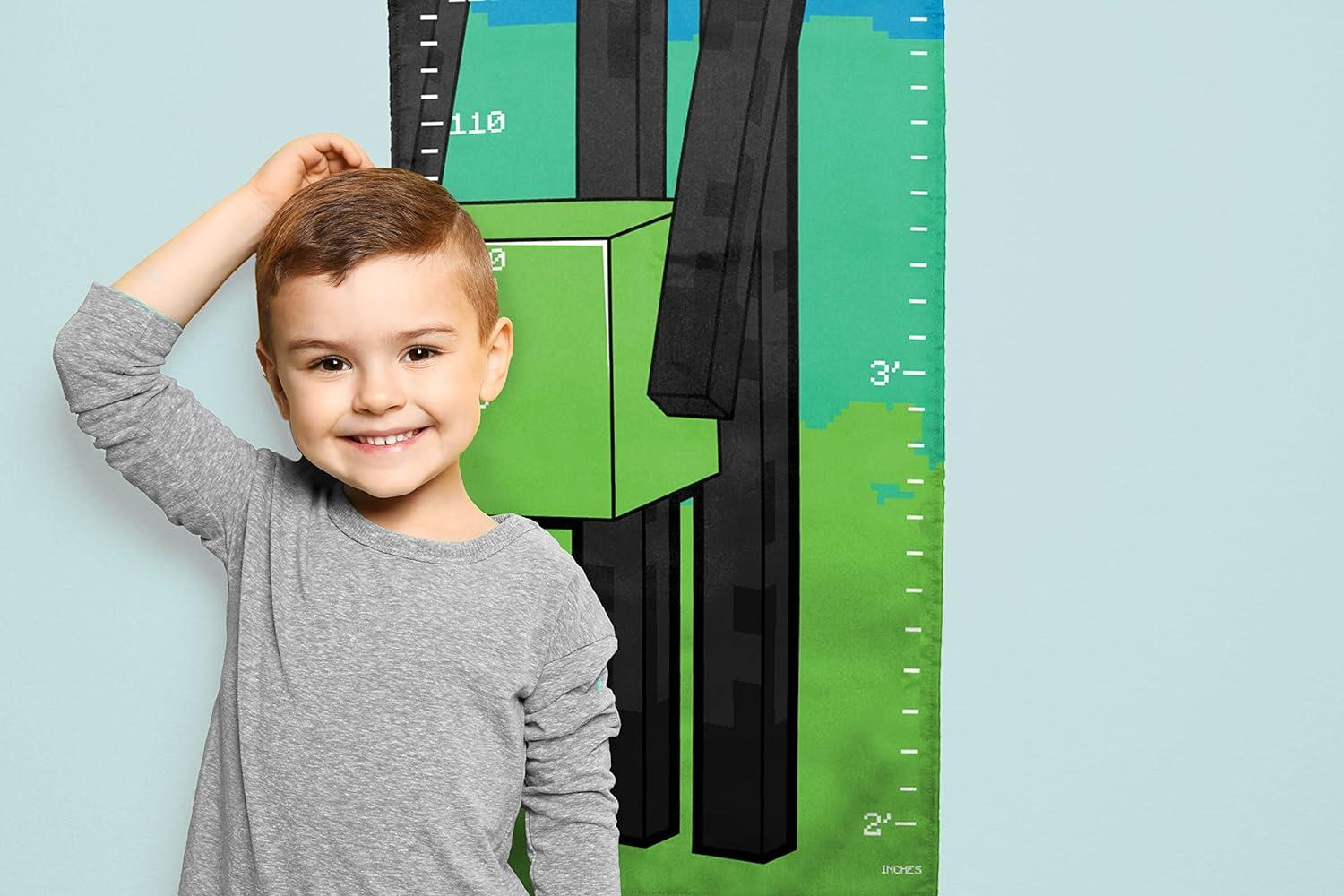 Jay Franco Minecraft Ender Talls 170cm Height Kids Growth Chart in ...