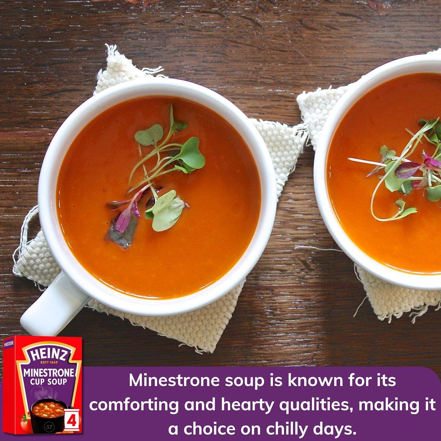 Heinz Cup Soup Minestrone Pack of 6 total 24 Sachets Wooden Spoon | Buy ...