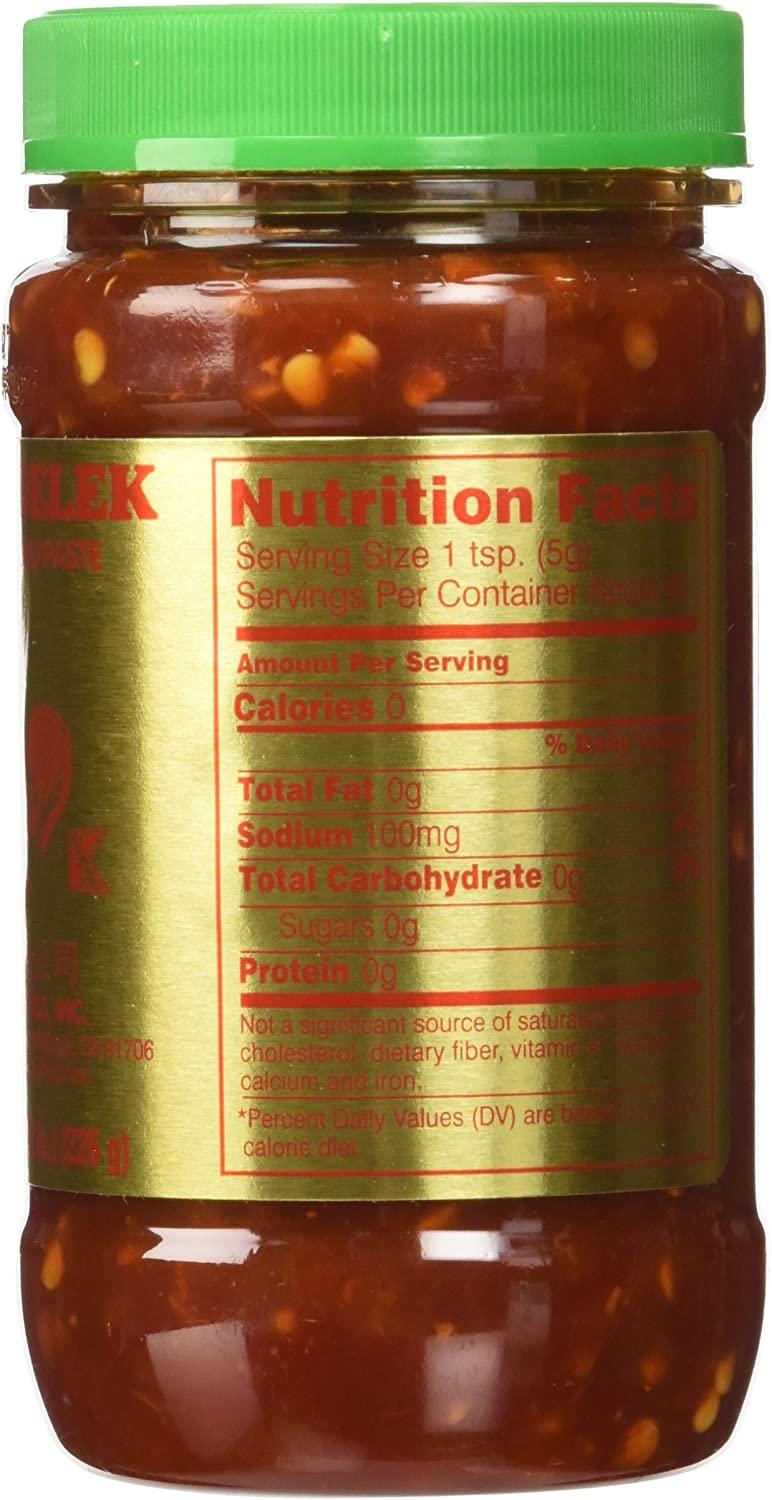 Huey Fong Traditional Red Jar with Green 8 oz - Authentic Asian Chili ...