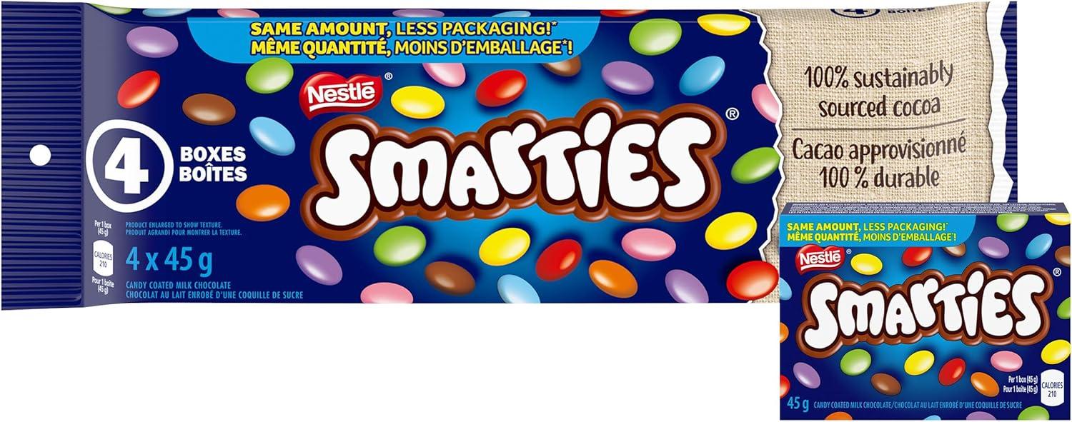 SMARTIES Multipack Candy Coated Chocolates 4 x 45 g | Buy Now with ...
