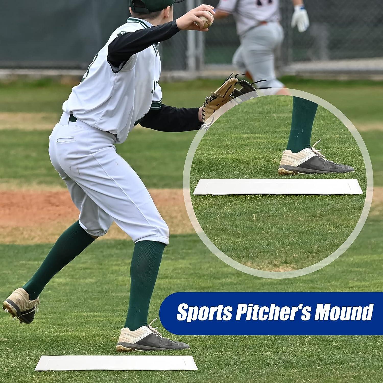 2 Pcs Baseball Pitching Rubber Throw Down Portable Mound - for Pitcher ...
