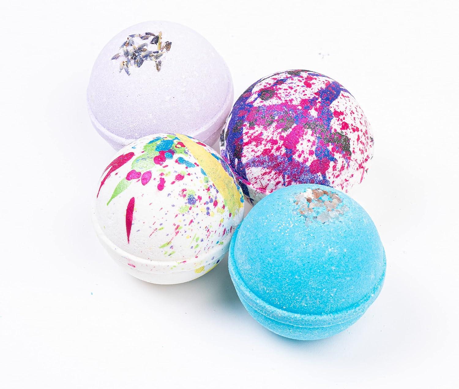Large Handmade Bath Bombs 6 Pack - All Natural - Made in USA - 5-6oz ...