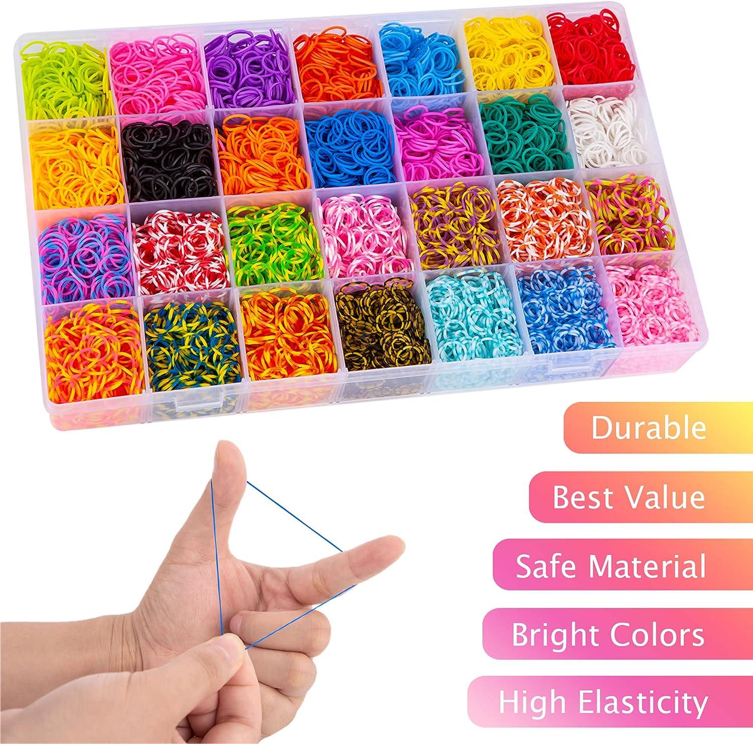 VENSEEN Rubber Band Bracelet Kit - 12000+ Loom Bracelet Making Set for ...