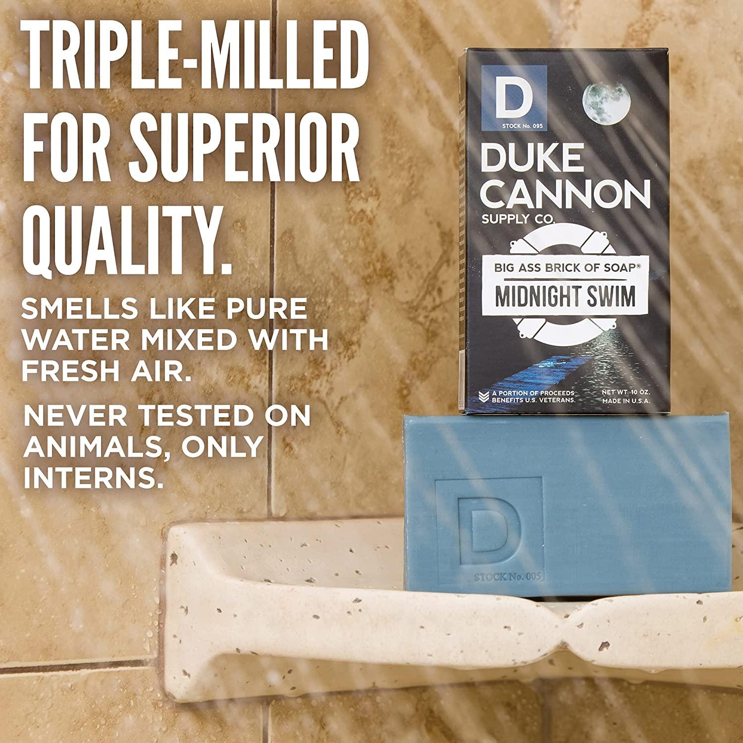 Buy Duke Cannon Big Ass Brick of Bar Soap - 10oz Ocean Scent for Men ...