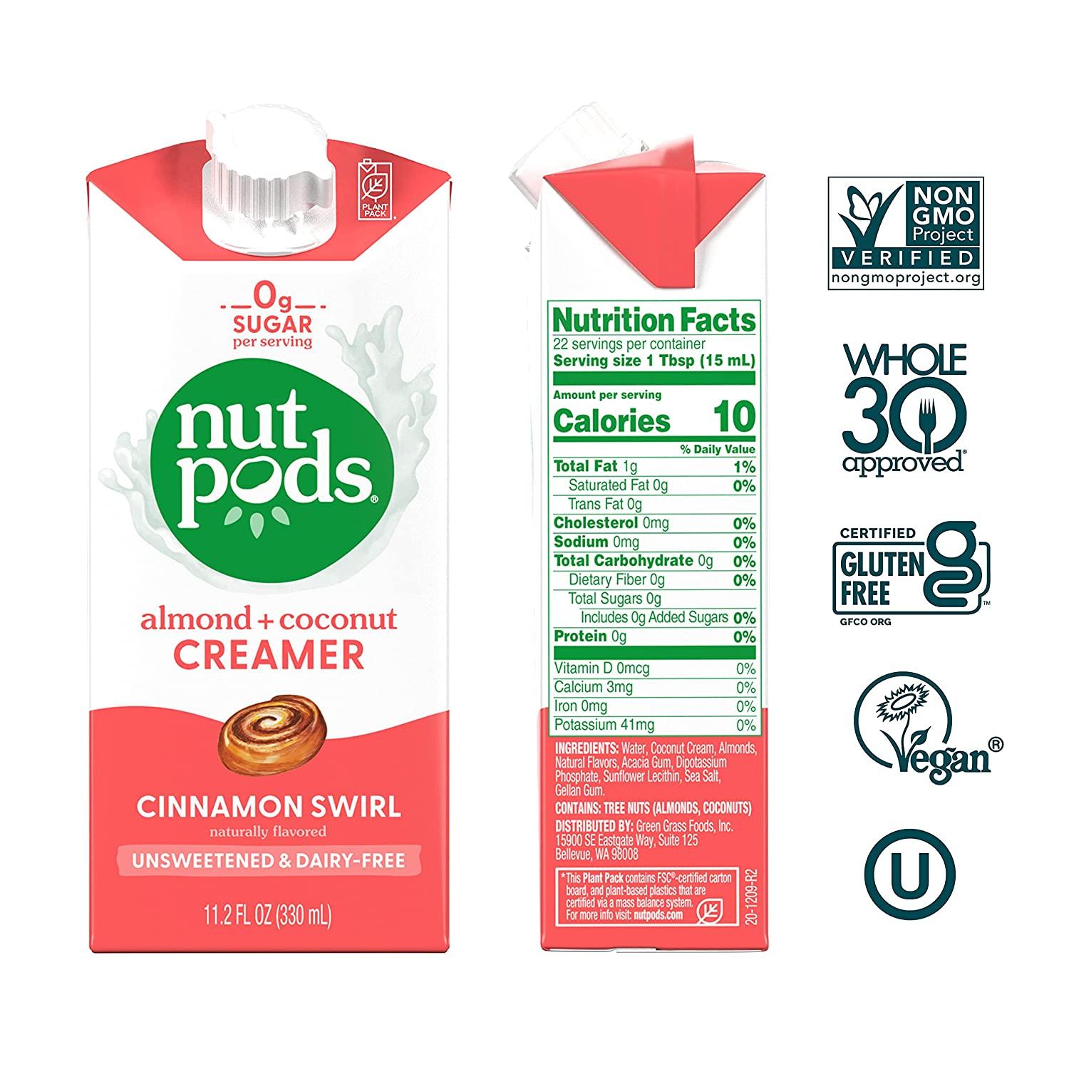 nutpods Favorites Collection Coffee Creamer - Unsweetened Non Dairy ...