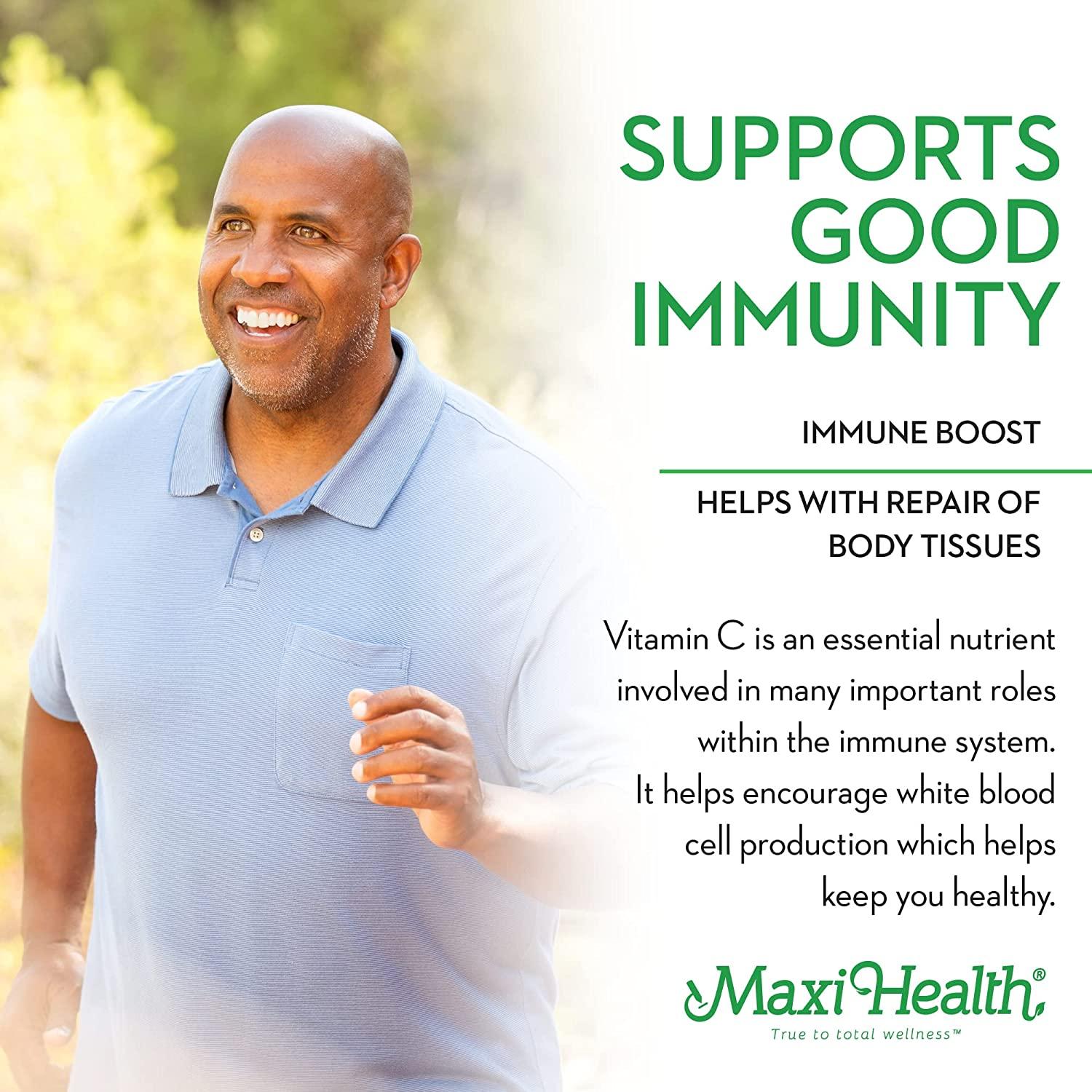 Maxi Health Max Vitamin C 1000mg with Bioflavonoids - 100 Tablets ...