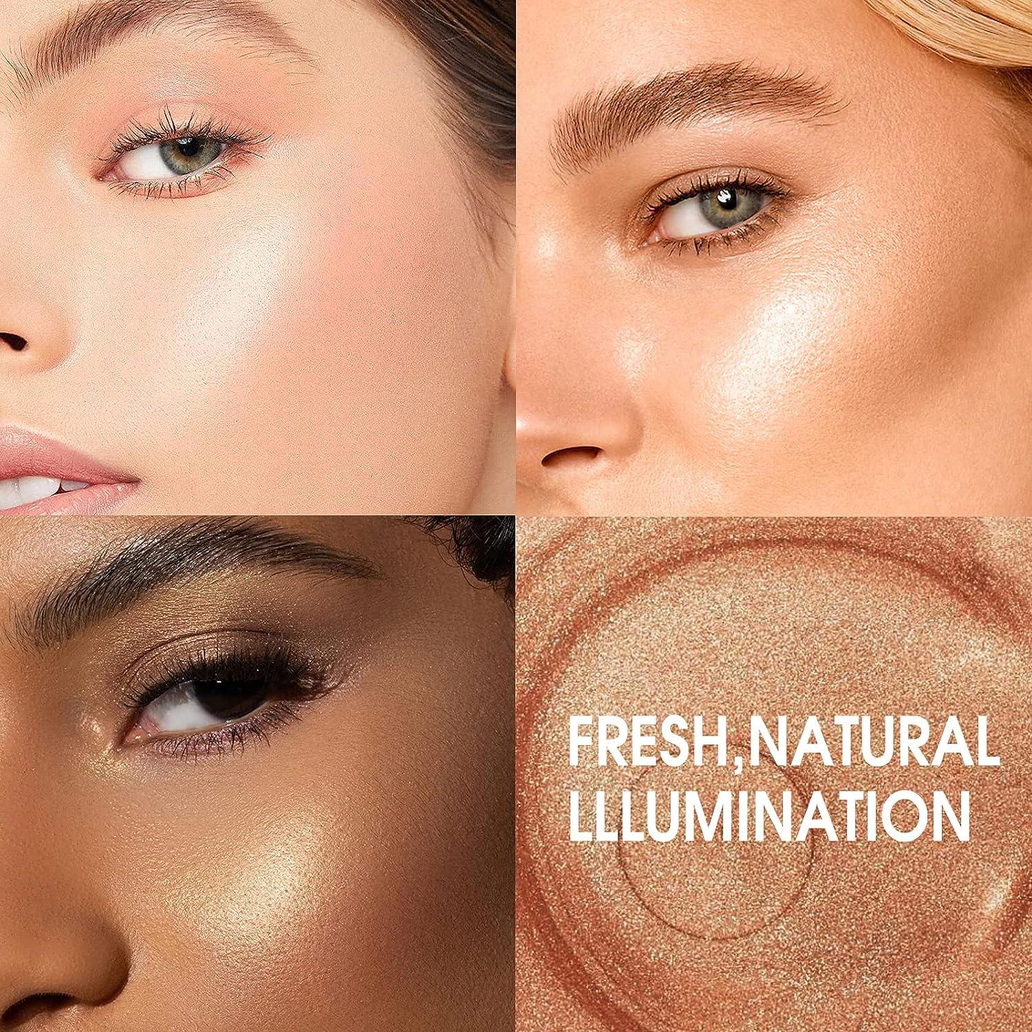 Powdered Gold Body Highlighter Luminizer | Face & Body Radiance Glow ...