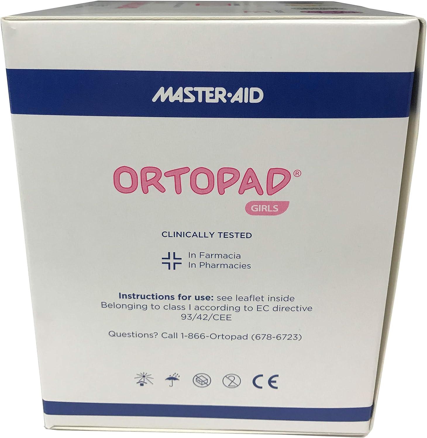 Ortopad Bamboo Girls Eye Patches 50/Box (Junior Size 0-2 yrs) - Ice ...