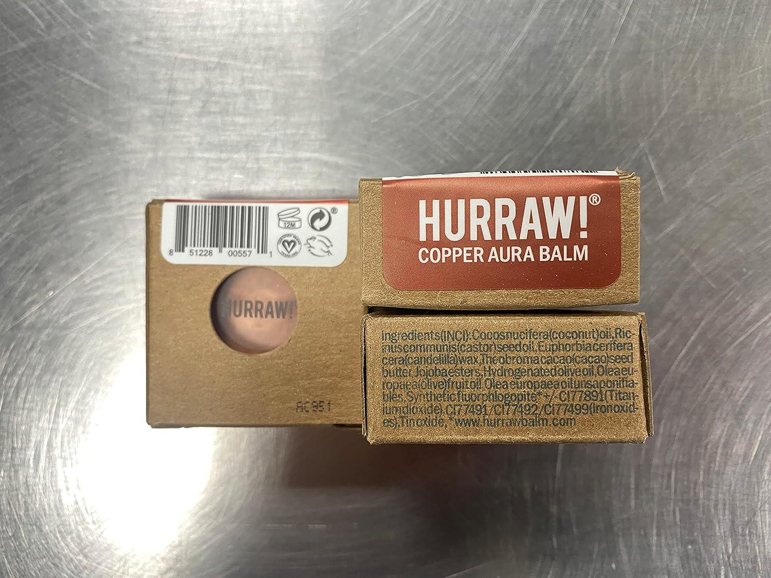 Hurraw! Aura Accent Balm Copper - Shimmering Multi-Use Luminizer ...