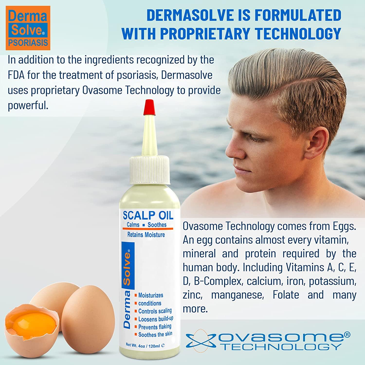 Dermasolve Psoriasis Scalp Oil (2-Pack) - Seborrheic Dermatitis ...