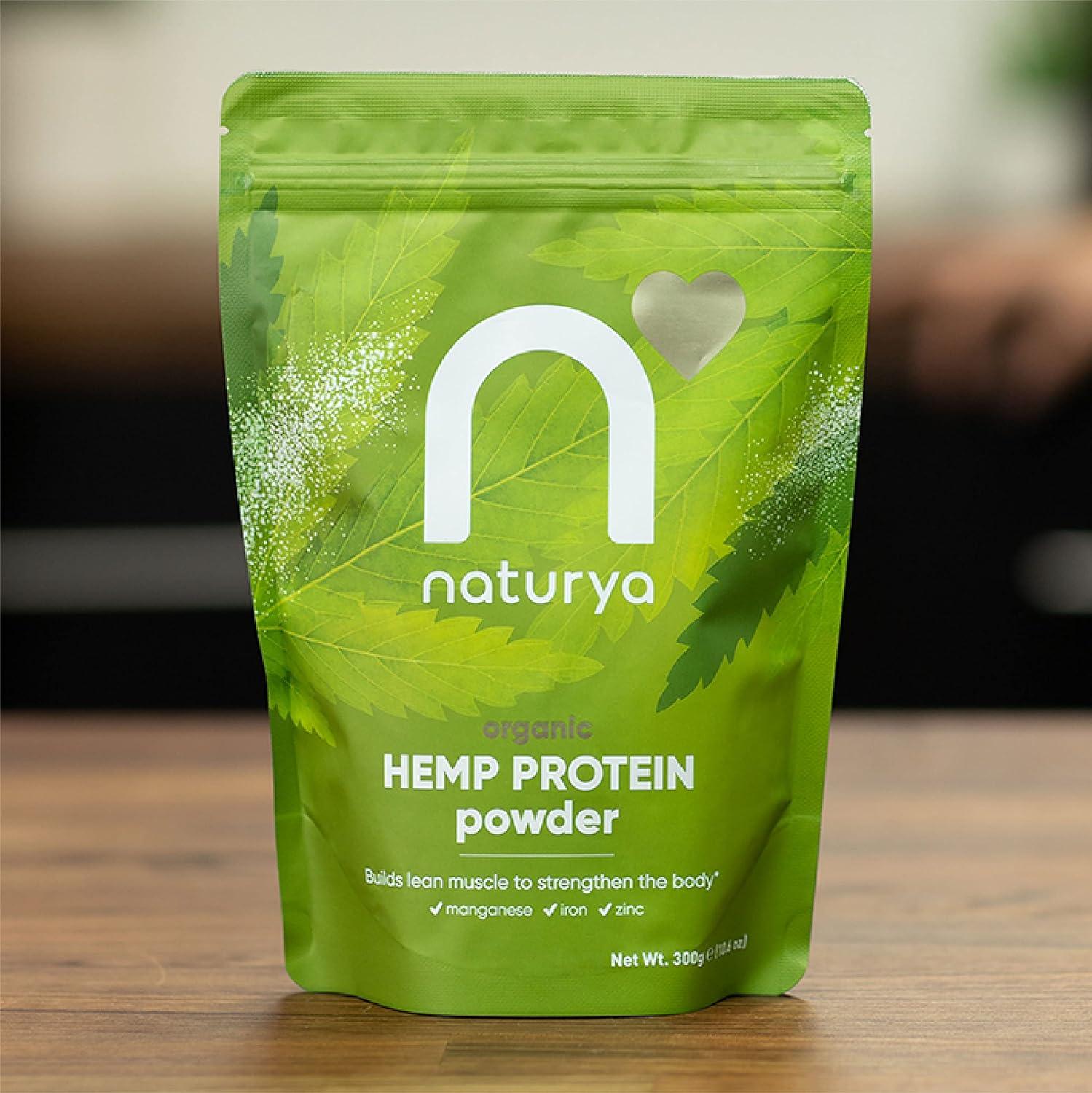 Naturya Organic Hemp Protein Powder 300g - Plant-Based Superfood ...