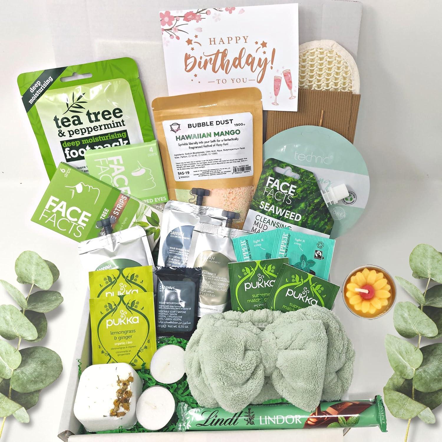 Deluxe Spa Day Self Care Gift Box - Birthday & Mother's Day Pamper ...