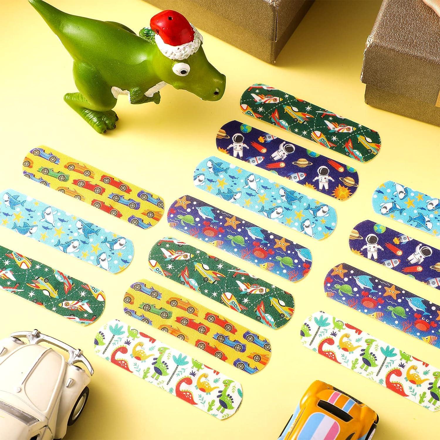 240 Pcs Kids Fabric Bandages - Assorted Styles, Flexible Self Adhesive ...