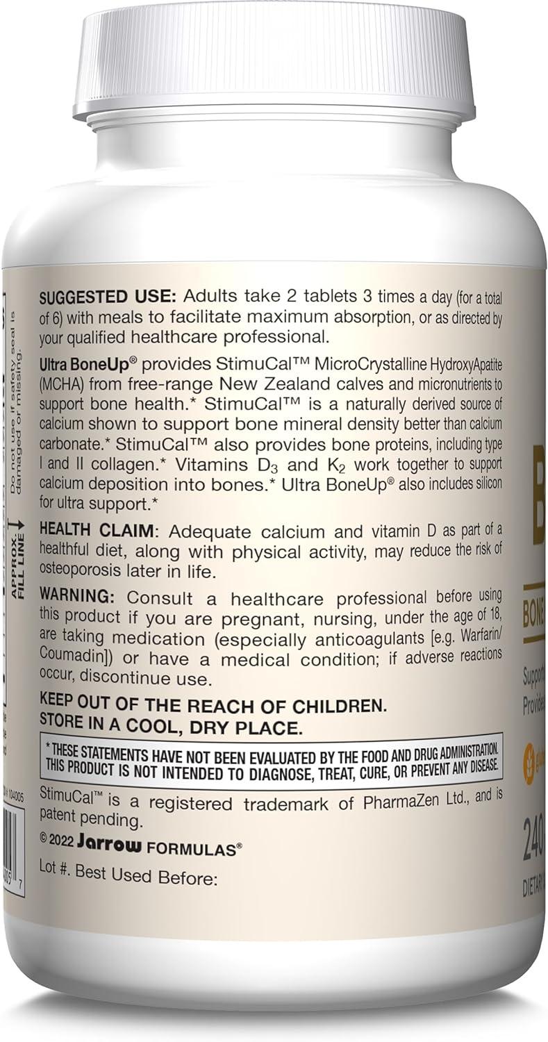 Jarrow Formulas Ultra Bone-Up Multinutrient Bone Health Supplement ...