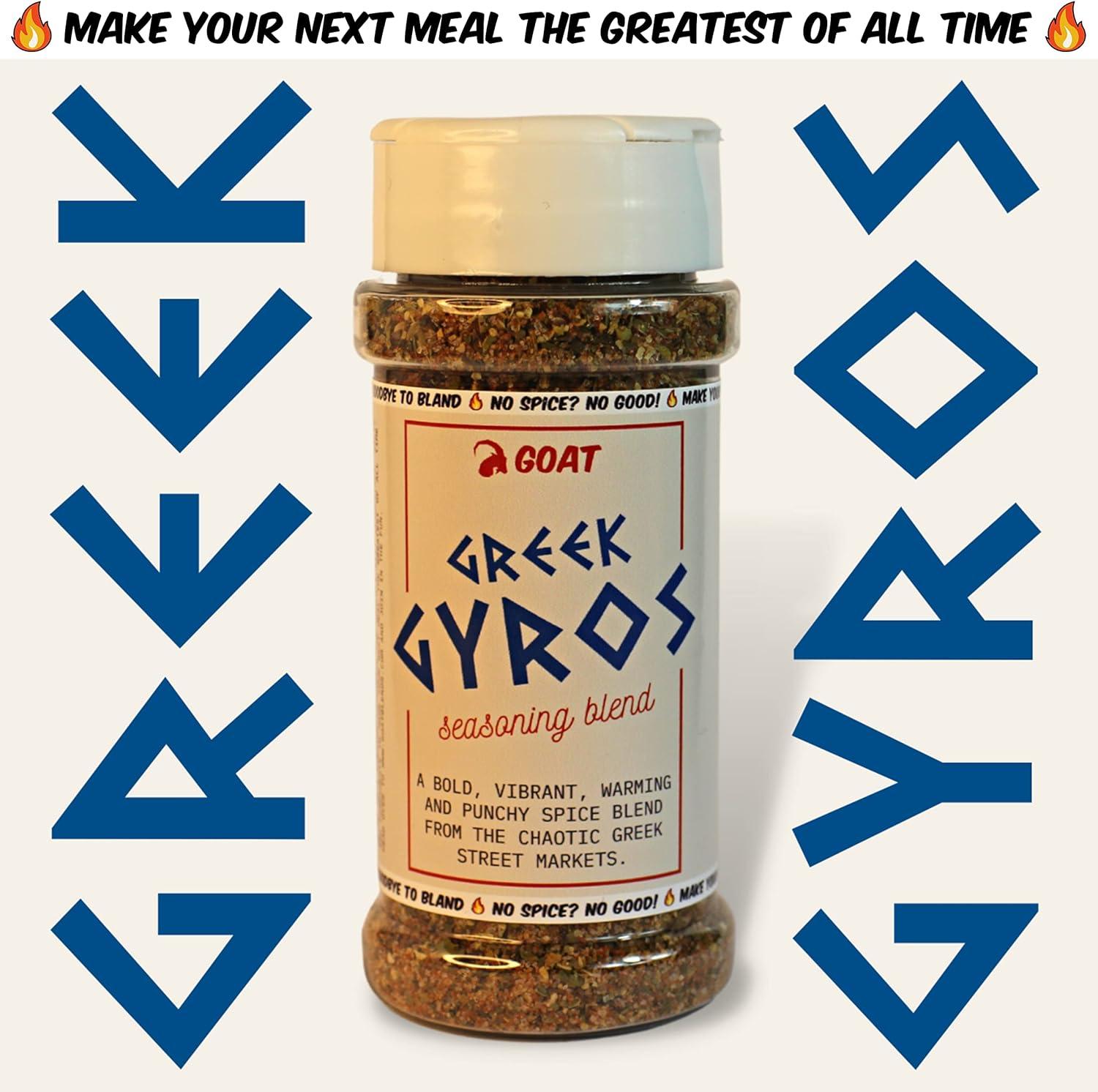 Greek Gyros Seasoning Blend & Rub - Perfect for Kebabs Rotis and Koftes ...