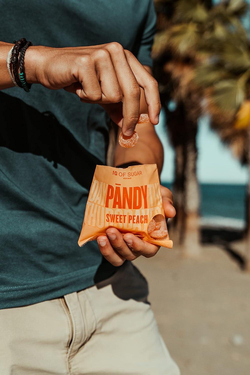 PANDY Candy SWEET PEACH - Gummy Candies Bag Only 1g Sugar & 80 Calories ...