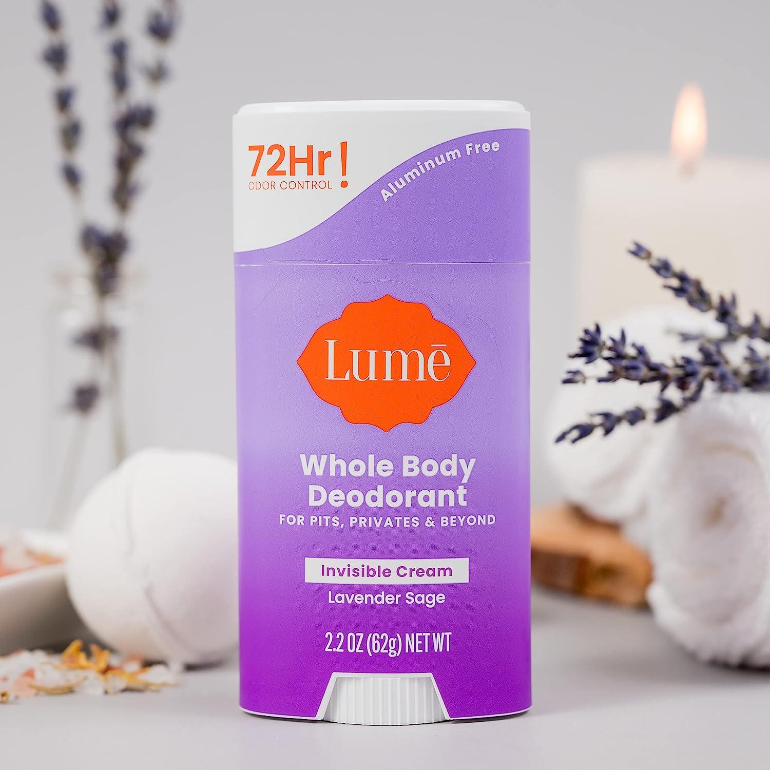 Lume Deodorant Cream Stick - Aluminum-Free & Baking Soda-Free ...