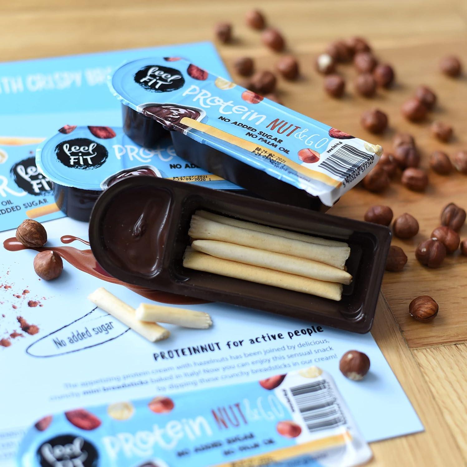 Feel Fit Protein Grissini - Sugar-Free Hazelnut Cocoa Cream & Crispy ...