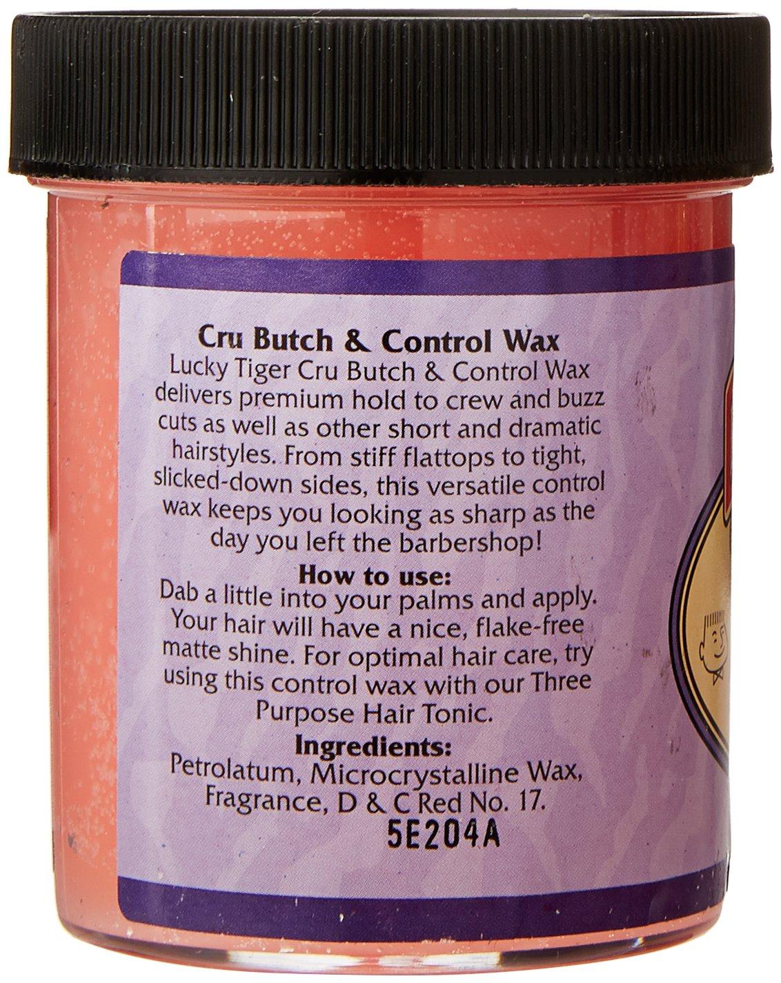 Lucky Tiger Cru Butch & Control Wax 3.5oz - Style and Shape with Ease ...