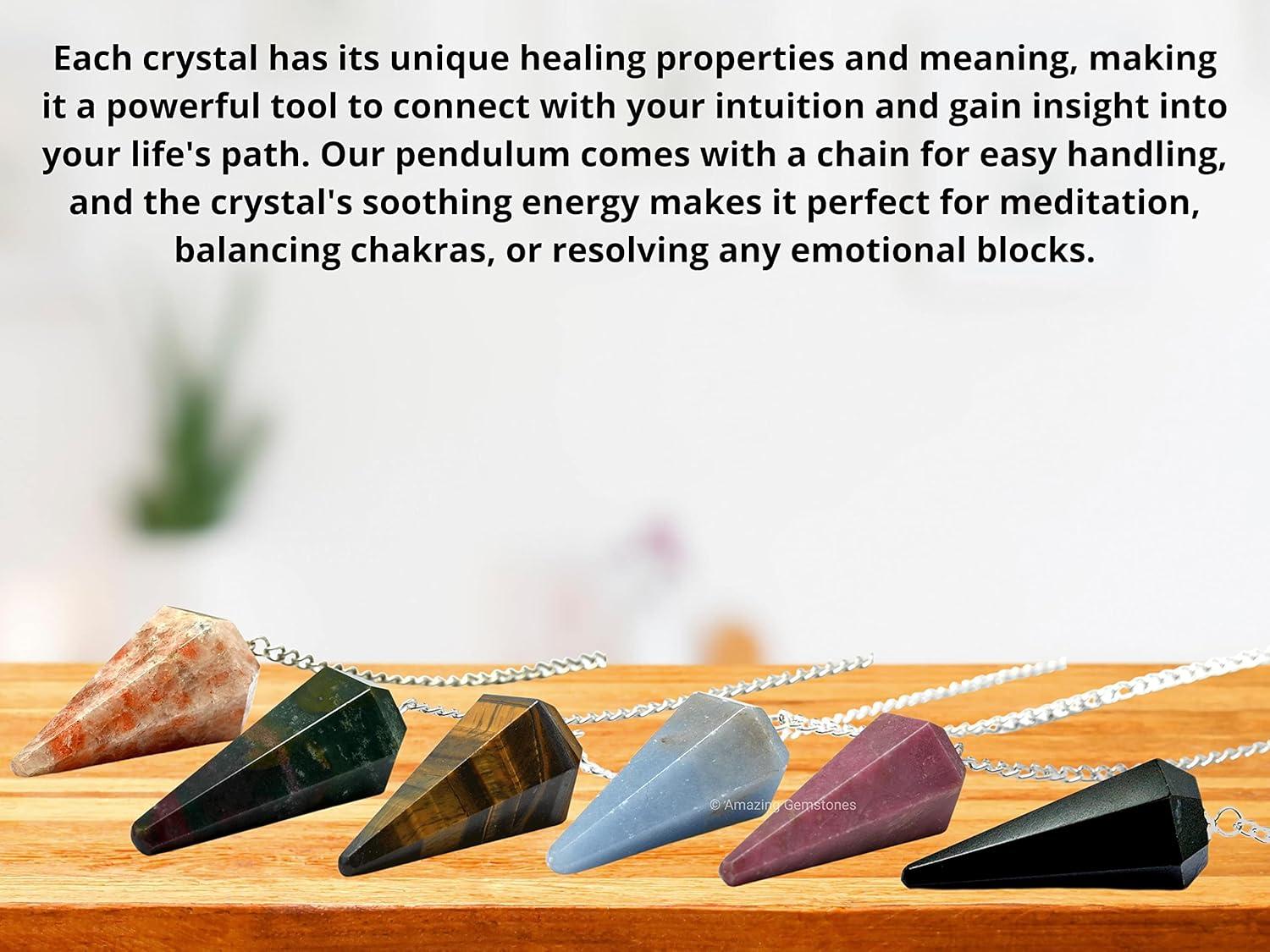 Wholesale Pack of 11 Crystal Pendulums with Pendulum Board - Bulk ...